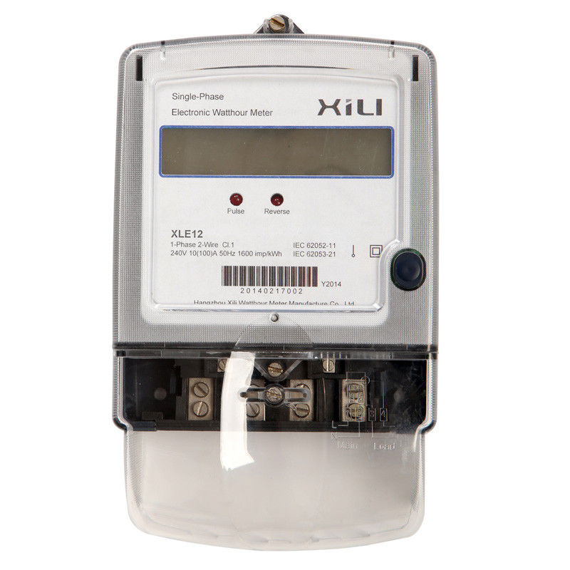 Single phase Din rail KWH Watt hour energy meter with 100A Maximum Current Single phase Din rail KWH Watt hour energy meter with 100A Maximum Current