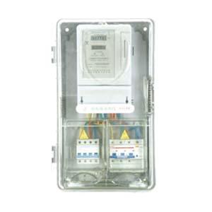 Three Phase waterproof electric energy meter enclosure , smart and ...