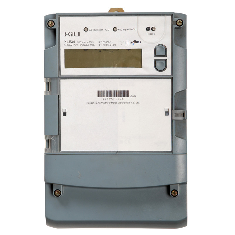 High Precision residential smart energy meters , 3 fase kwh meter Class 1