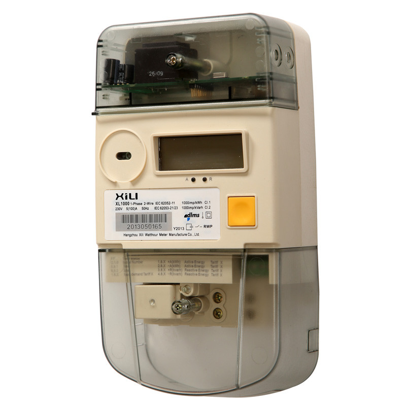 AMR Wireless Single Phase power energy meter with ZIGBEE Communication ...